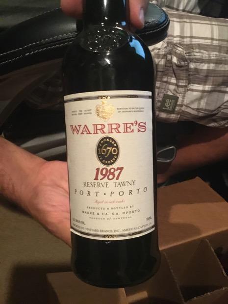 1987 Warre Porto Reserve Tawny, Portugal, Douro, Porto - CellarTracker