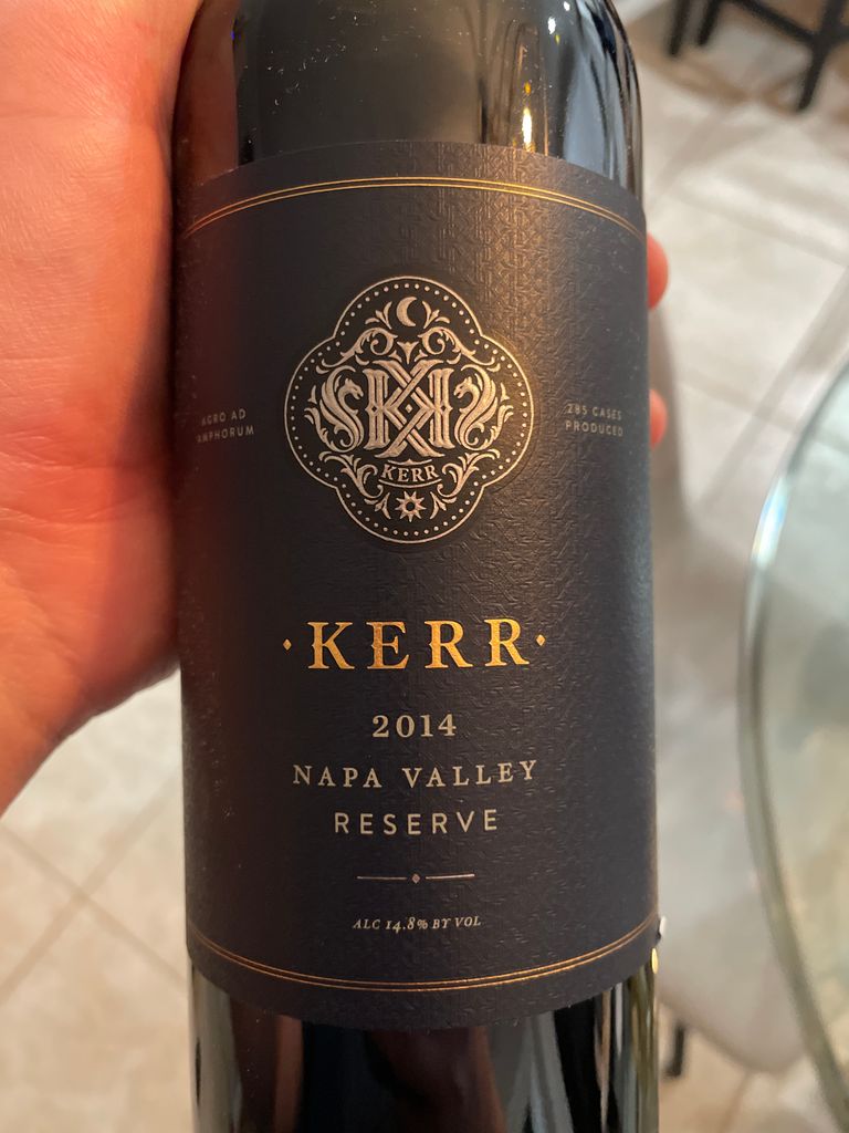 2015 Kerr Cellars Cabernet Sauvignon Reserve, USA, California, Napa ...