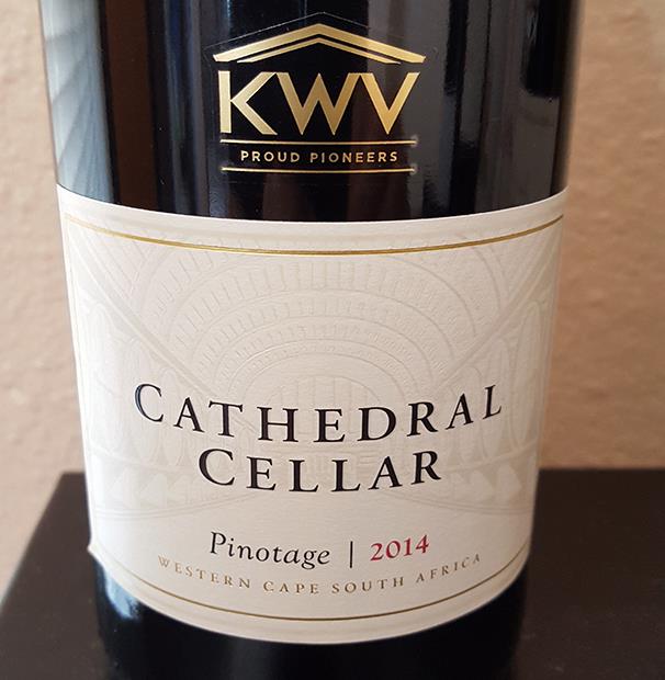 2014 KWV Pinotage Cathedral Cellar, South Africa, Coastal Region ...