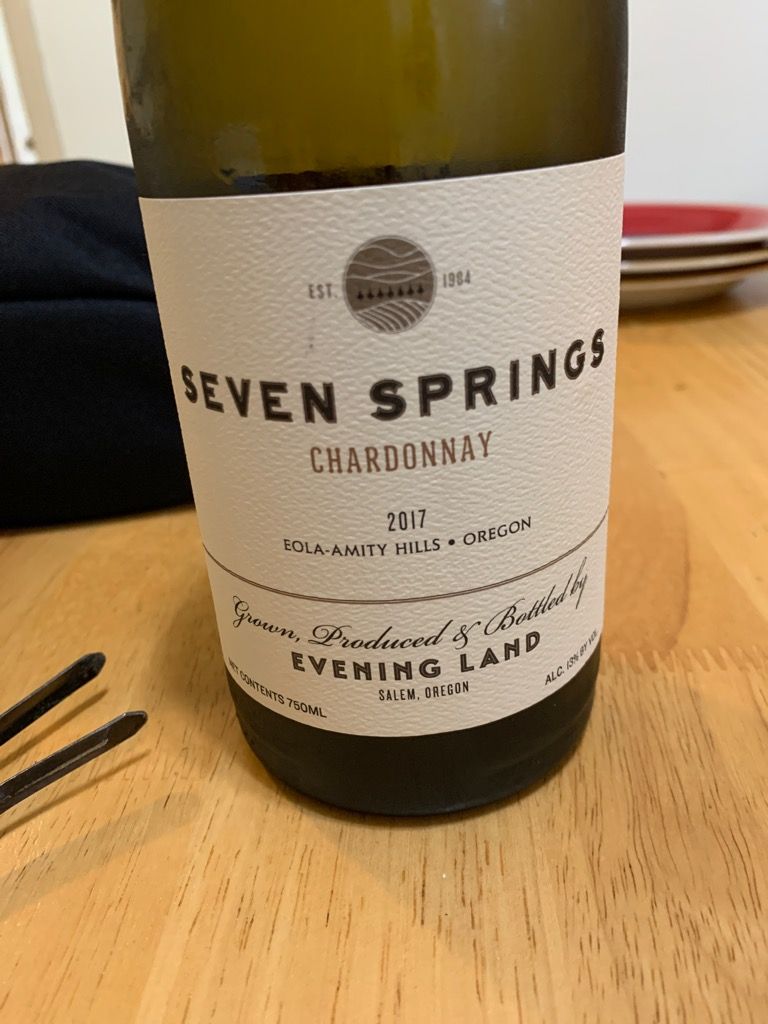 2017 Evening Land Vineyards Chardonnay Seven Springs Vineyard, USA ...
