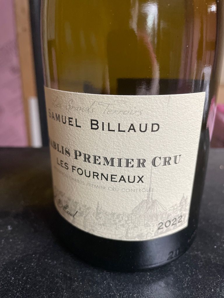 2023 Samuel Billaud Chablis 1er Cru Les Fourneaux, France, Burgundy ...