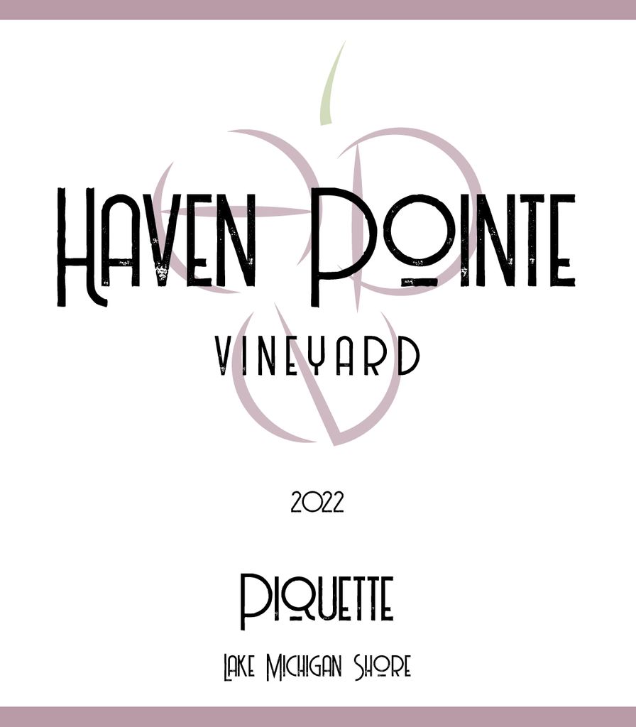 2022 Haven Pointe Vineyard Piquette, USA, Michigan, Lake Michigan Shore ...