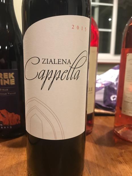 2015 Zialena Cappella, USA, California, Sonoma County - CellarTracker