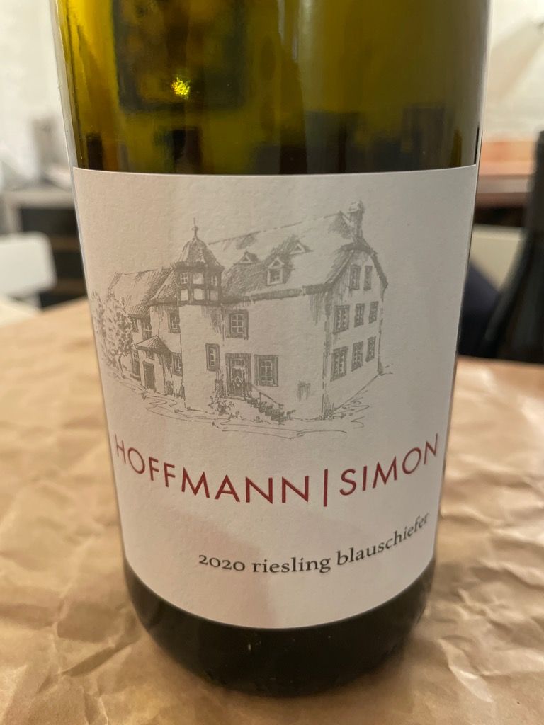 2022 Hoffmann-Simon Riesling Blauschiefer, Germany, Mosel Saar Ruwer ...