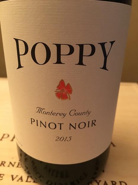 2015 Poppy Pinot Noir, USA, California, Central Coast, Monterey County ...