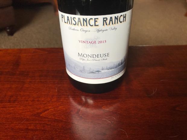 2015 Plaisance Ranch Mondeuse, USA, Oregon, Southern Oregon, Applegate ...