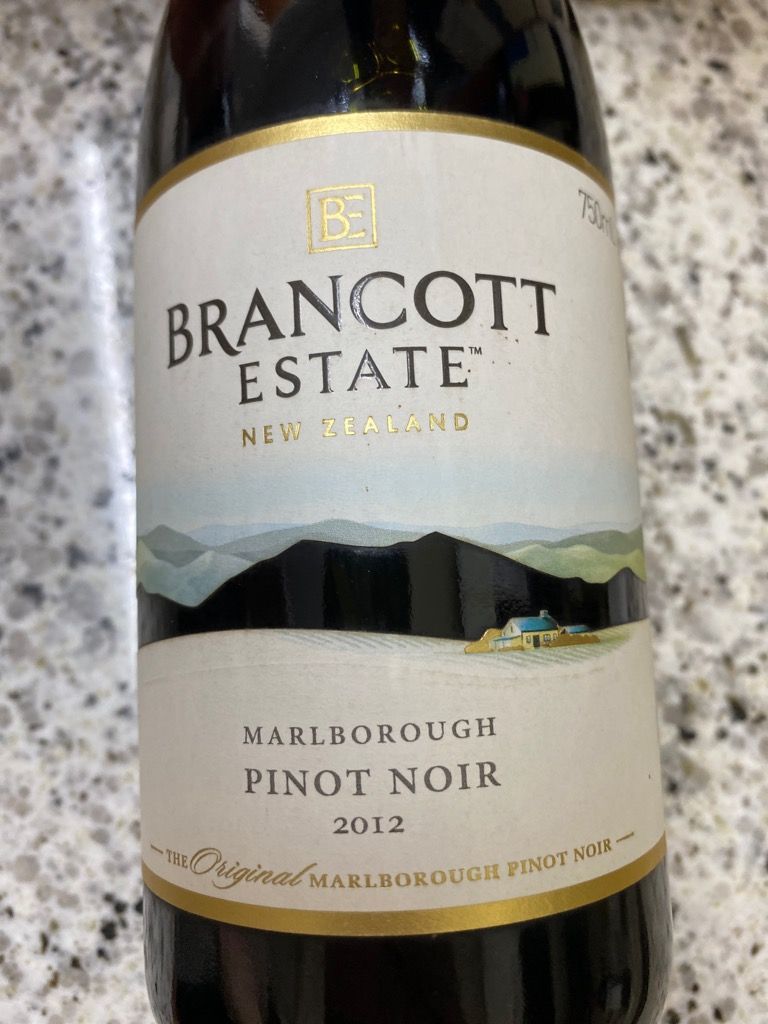 2012 Brancott Estate Pinot Noir Marlborough, New Zealand, South Island ...