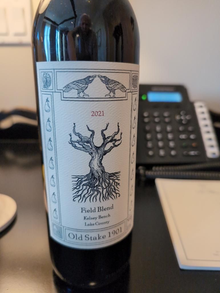 2021 Dancing Crow Vineyards Old Stake 1901 Vineyard, USA, California ...
