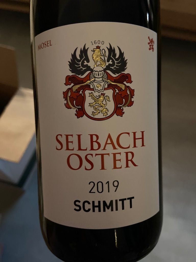 2019 Selbach-Oster Zeltinger Schlossberg Riesling Auslese 'Schmitt ...