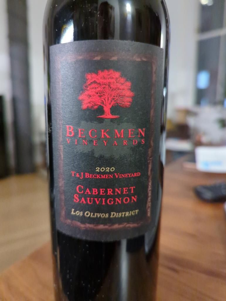 2020 Beckmen Vineyards Cabernet Sauvignon T and J Beckmen Vineyard, USA ...