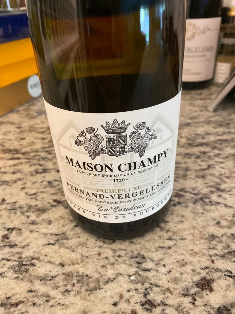 2020 Maison Champy Pernand-Vergelesses 1er Cru En Caradeux Blanc ...