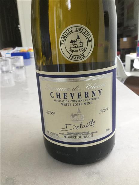 2018 Domaine du Salvard Cheverny Blanc, France, Loire Valley, Upper ...