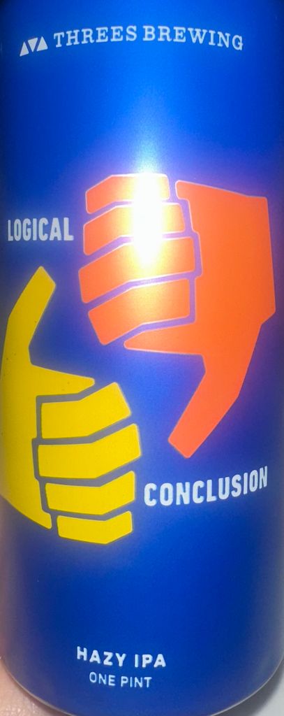 NV Threes Brewing Logical Conclusion, Hazy IPA, USA, New York ...