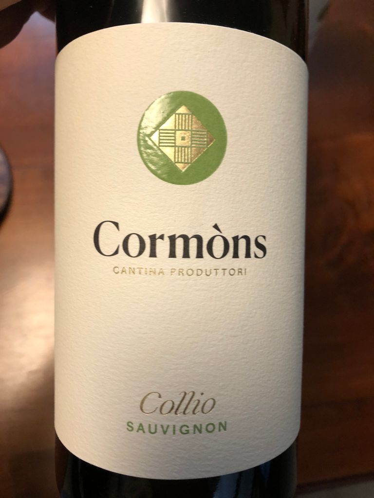 2020 Cormòns Collio Sauvignon, Italy, Friuli-Venezia Giulia, Collio ...