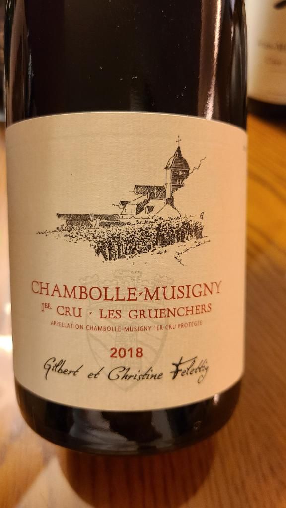 2020 Domaine Felettig Chambolle-Musigny 1er Cru Les Gruenchers, France ...