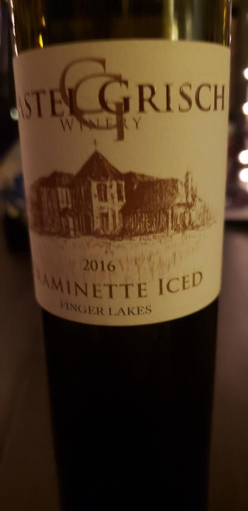 2017 Castel Grisch Traminette Ice Wine, USA, New York, Finger Lakes ...