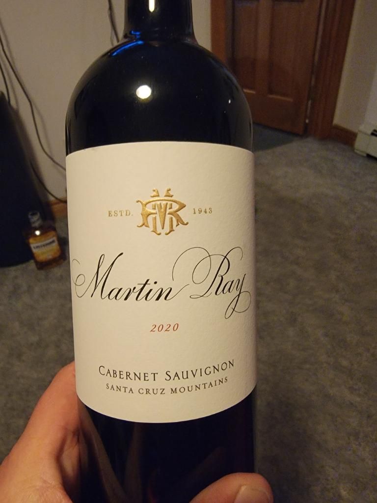 2021 Martin Ray Cabernet Sauvignon Santa Cruz Mountains, USA ...
