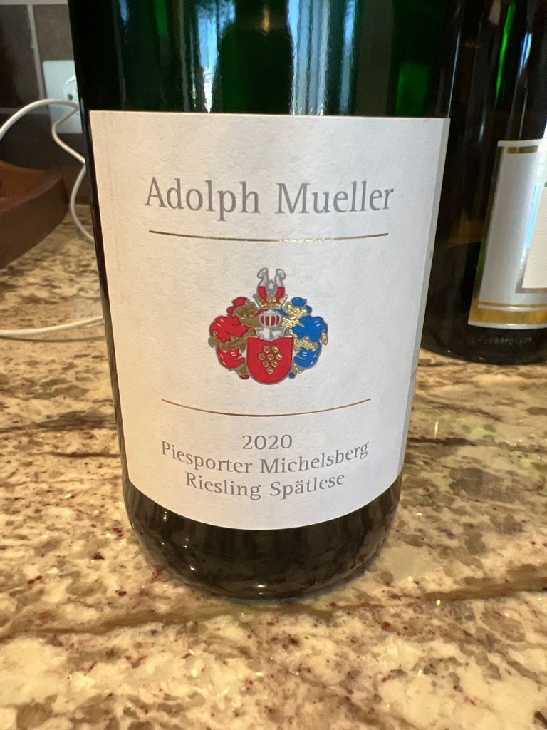 2021 Adolph Müller Piesporter Michelsberg Riesling Spätlese, Germany ...