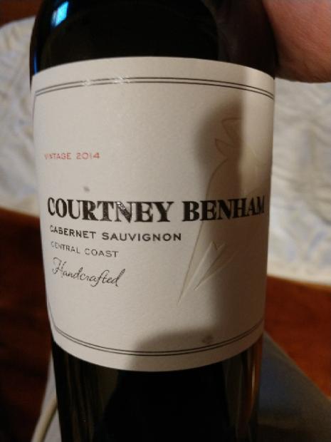 2014 Courtney Benham Cabernet Sauvignon, USA, California, Central Coast ...