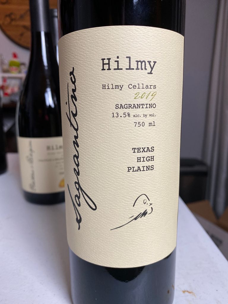 2022 Hilmy Cellars Sagrantino, USA, Texas, Texas High Plains ...