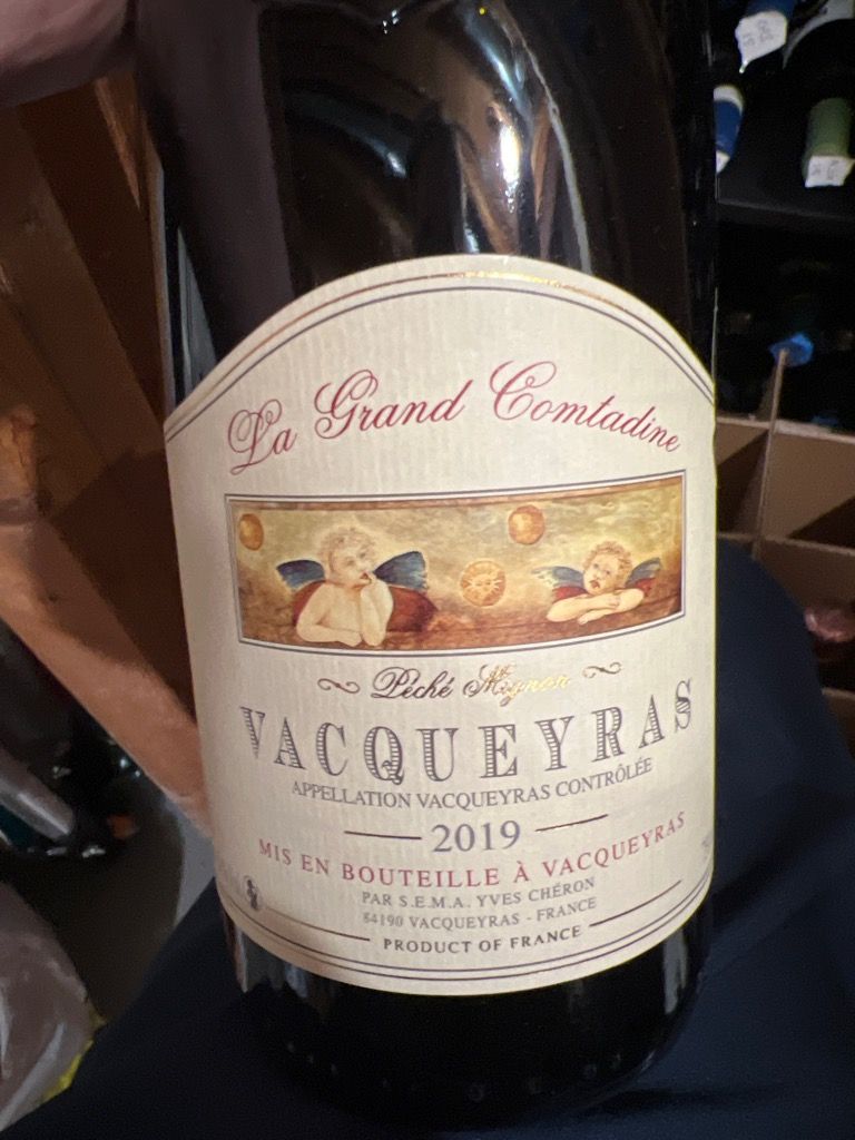 2019 Vignobles Yves Cheron Vacqueyras La Grand Comtadine Cuvée Réserve ...