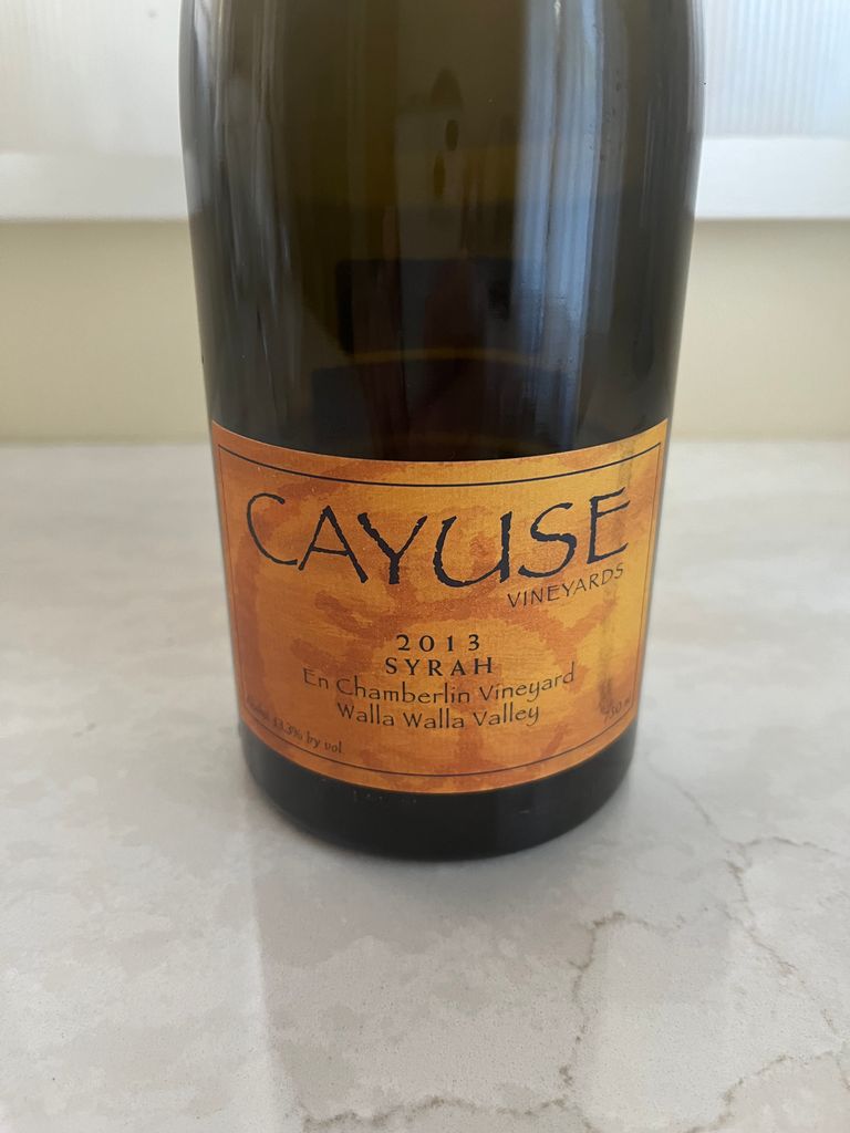 2013 Cayuse Syrah En Chamberlin Vineyard, USA, Washington, Columbia ...