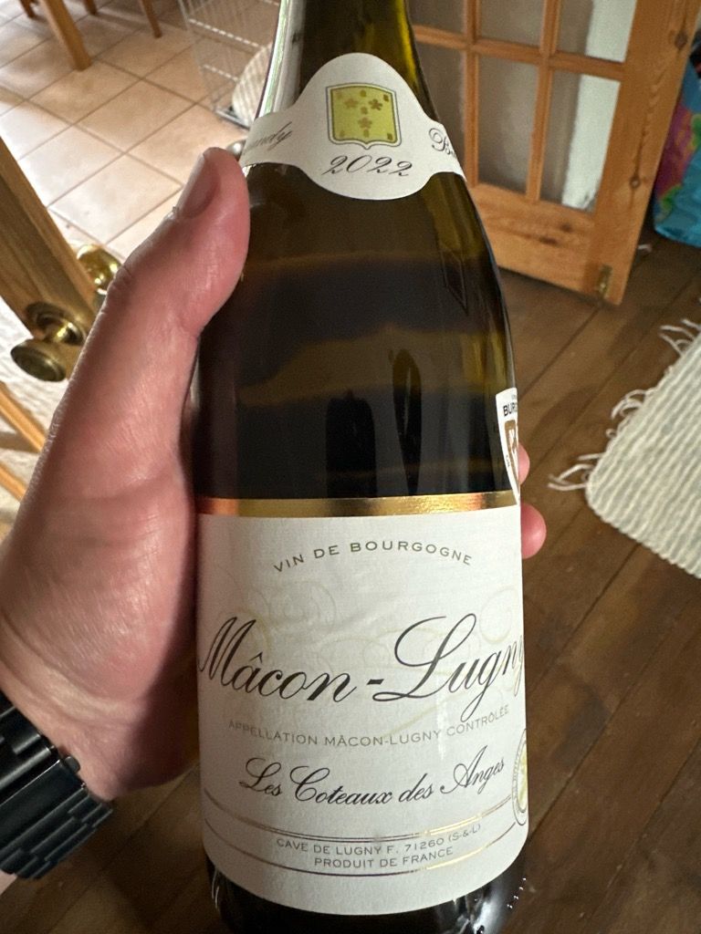 2023 Cave de Lugny Mâcon-Lugny Les Coteaux des Anges, France, Burgundy ...