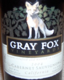2004 Gray Fox Vineyards Cabernet Sauvignon, USA, California - CellarTracker