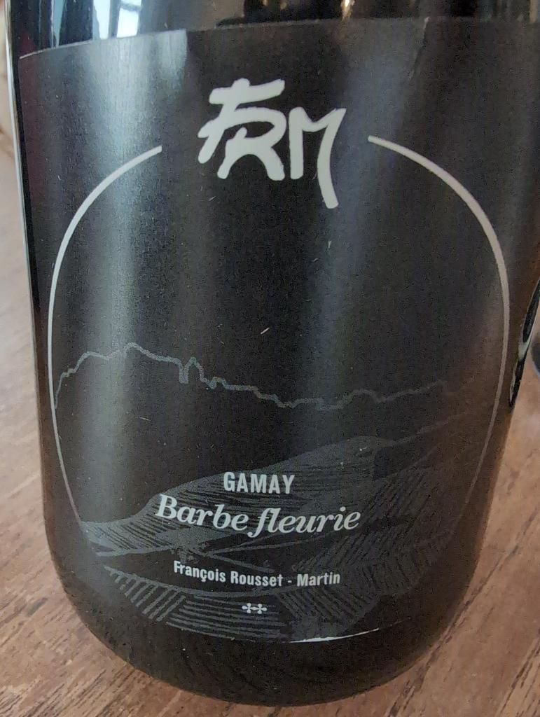 2023 François Rousset-Martin Gamay Barbe Fleurie, France, Vin de France ...