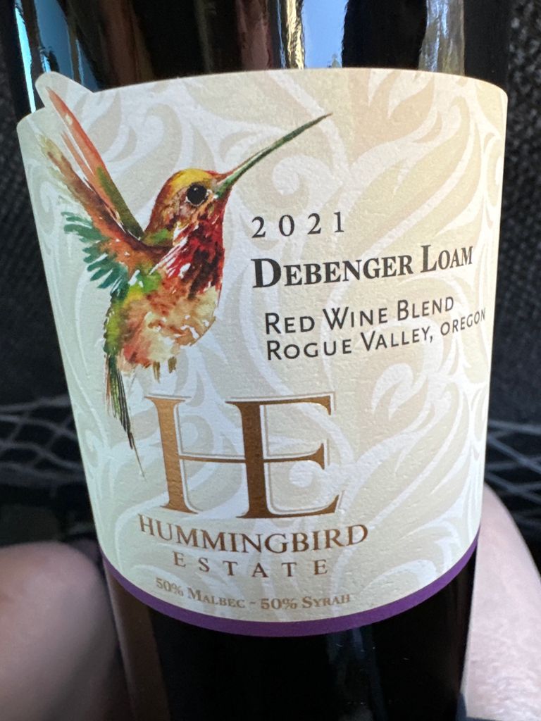 2022 Hummingbird Estate Debenger Loam Red Wine Blend, USA, Oregon ...