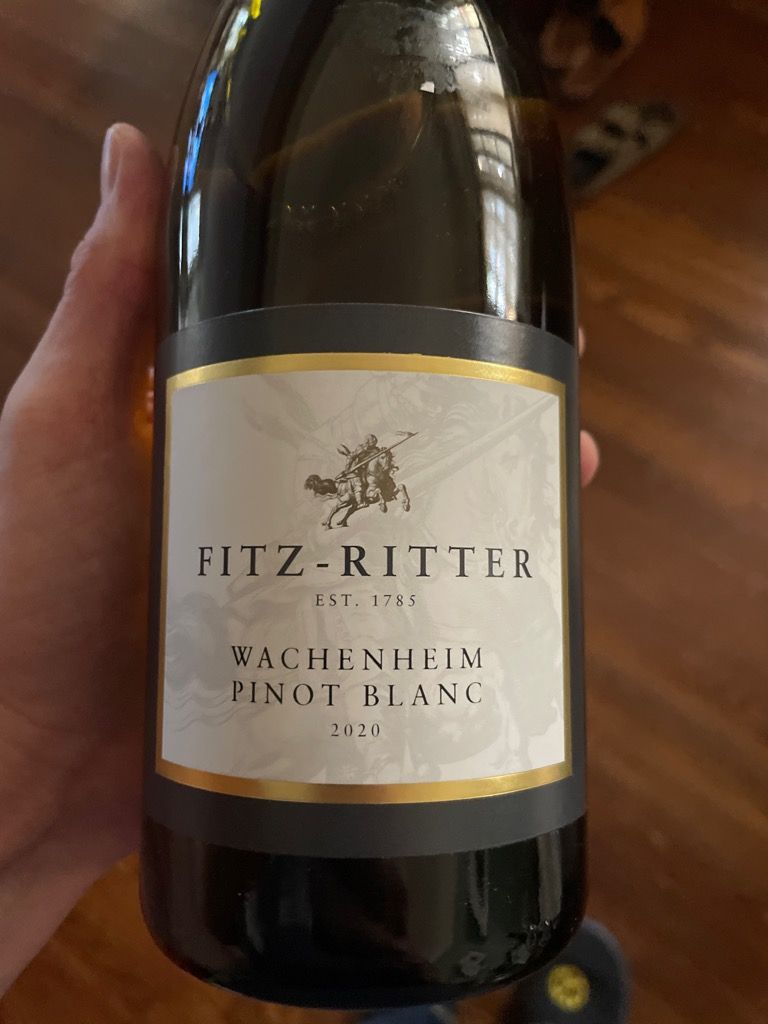 2020 Fitz-Ritter Wachenheimer Weissburgunder, Germany, Pfalz ...