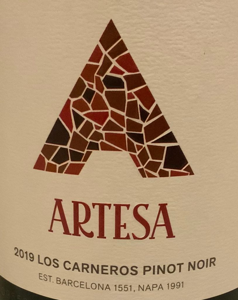 2019 Artesa Pinot Noir Los Carneros, USA, California, Napa / Sonoma ...