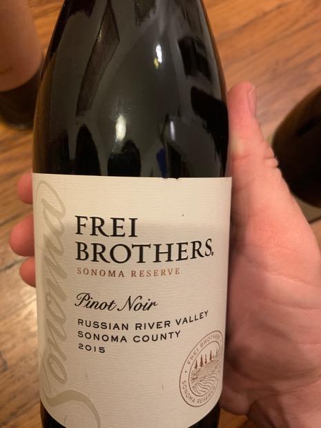 2015 Frei Brothers Pinot Noir, USA, California, Sonoma County, Russian ...