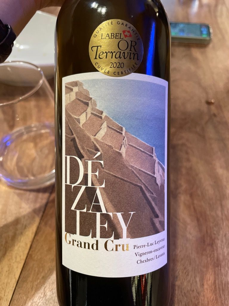 2022 Pierre-Luc Leyvraz Chasselas Grand Cru, Switzerland, Vaud, Lavaux ...