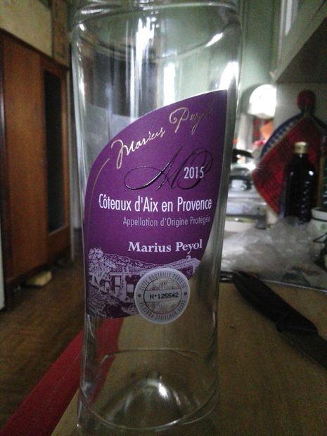 2015 Marius Peyol Coteaux d'Aix-en-Provence Appellation D'Origine ...