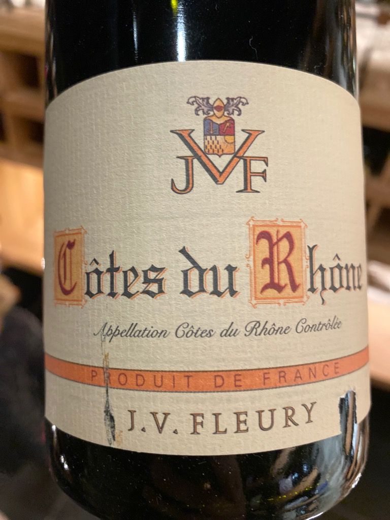 2017 J. Vidal-Fleury Côtes du Rhône, France, Rhône, Southern Rhône ...