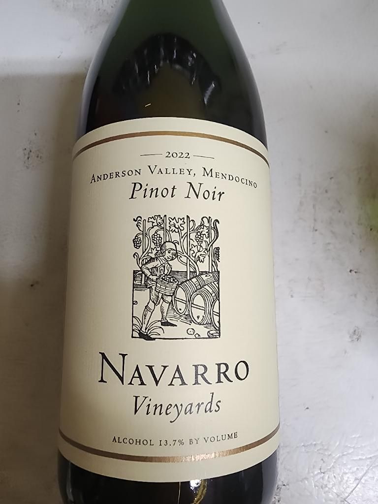 2022 Navarro Vineyards Pinot Noir Anderson Valley, USA, California ...