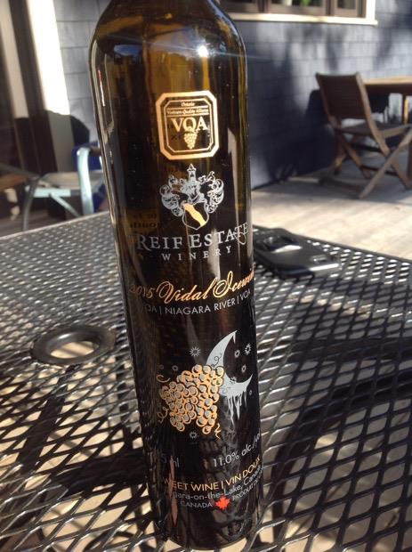 2015 Reif Estate Vidal Icewine, Canada, Ontario, Niagara Peninsula ...