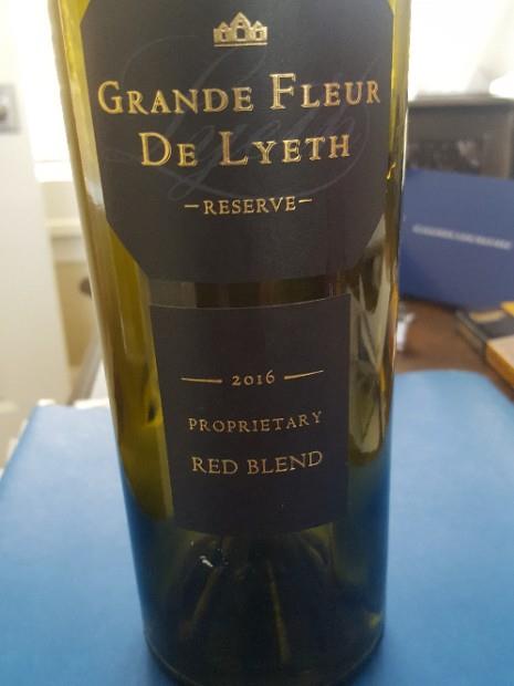 2016 Lyeth Grande Fleur de Lyeth Reserve, USA, California, Sonoma ...