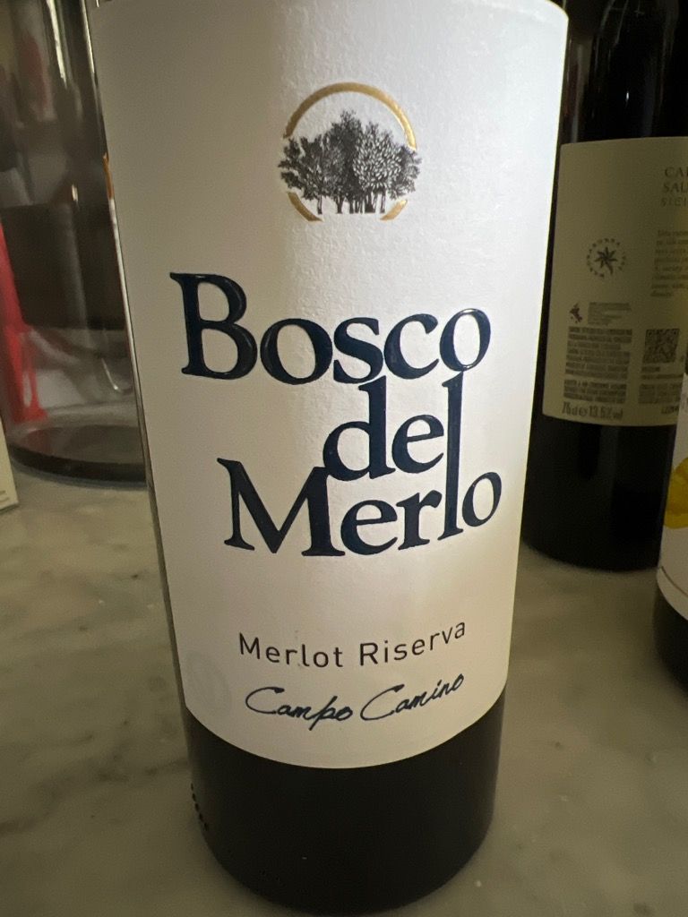 2016 Bosco del Merlo Merlot Riserva Campo Camino, Italy, Veneto ...