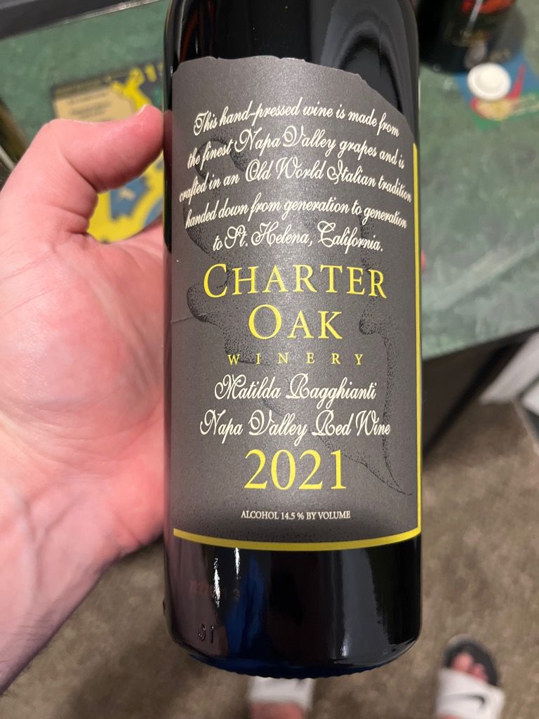 2021 Charter Oak Matilda Ragghianti Red Wine, USA, California, Napa ...