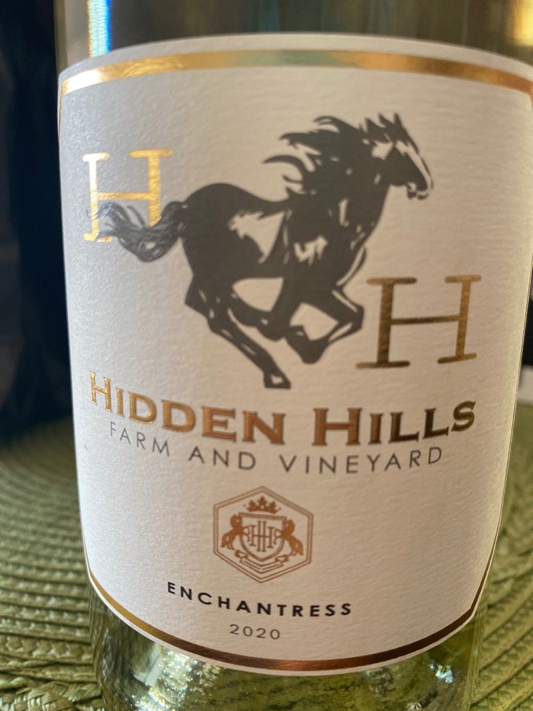 2020 Hidden Hills Farm and Vineyard Enchantress, USA, Maryland, Central ...