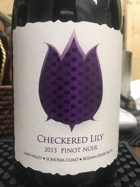2013 Checkered Lily Pinot Noir, USA, California, North Coast ...