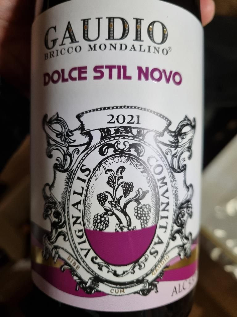 2021 Gaudio Bricco Mondalino Monferrato Dolce Stil Novo, Italy ...