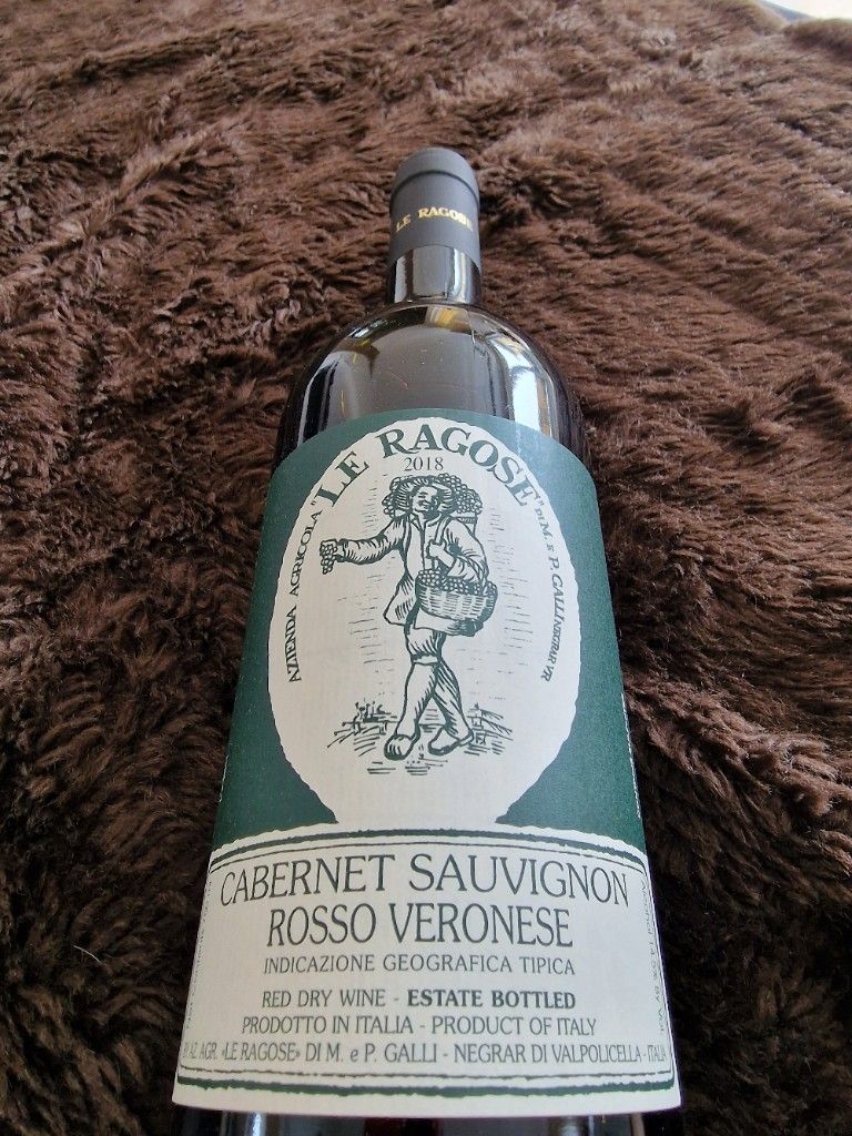 2018 Le Ragose Cabernet Sauvignon Veronese IGT, Italy, Veneto, Veronese ...