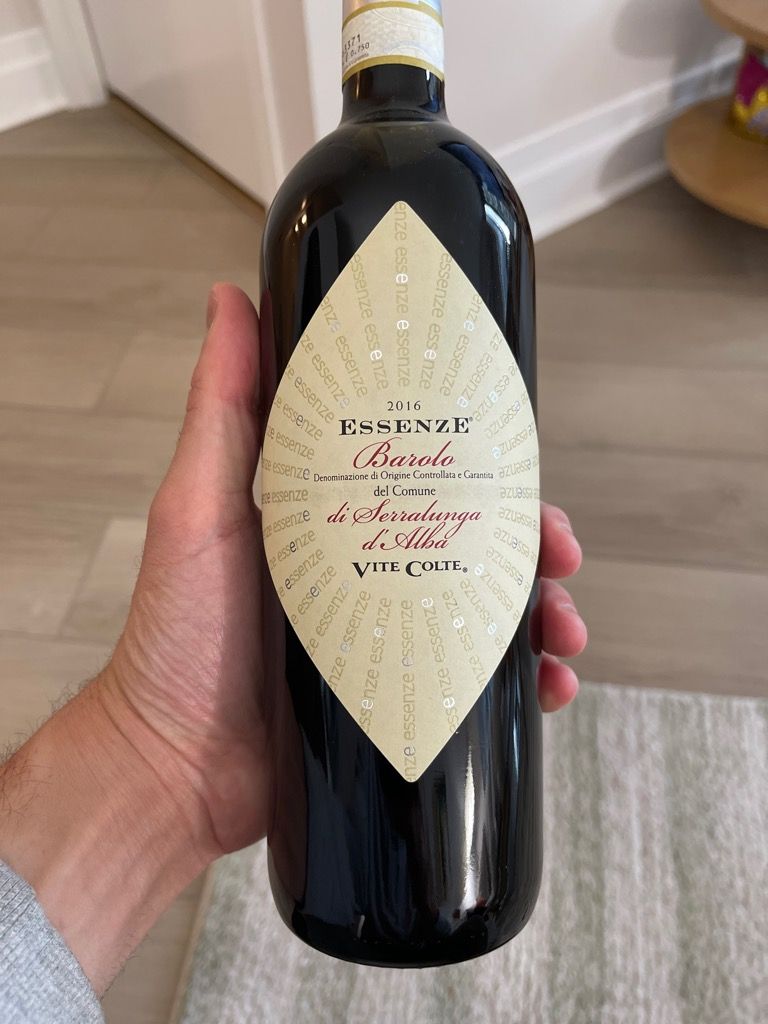 2016 Vite Colte Barolo Essenze Serralunga d'Alba, Italy, Piedmont ...