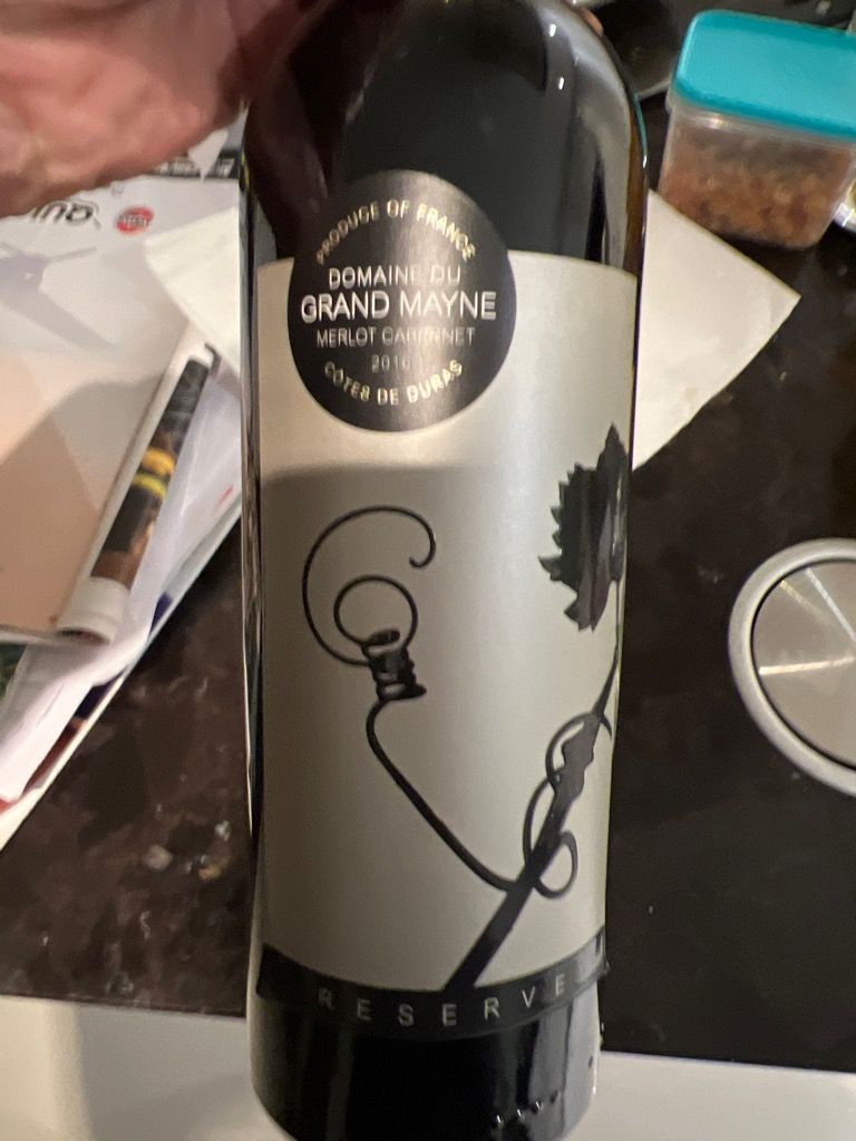 2015 Domaine du Grand Mayne Côtes-de-Duras Merlot Cabernet, France ...