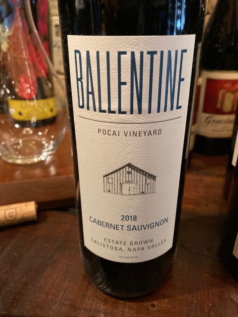 2018 Ballentine Vineyards Cabernet Sauvignon Pocai Vineyard, USA ...