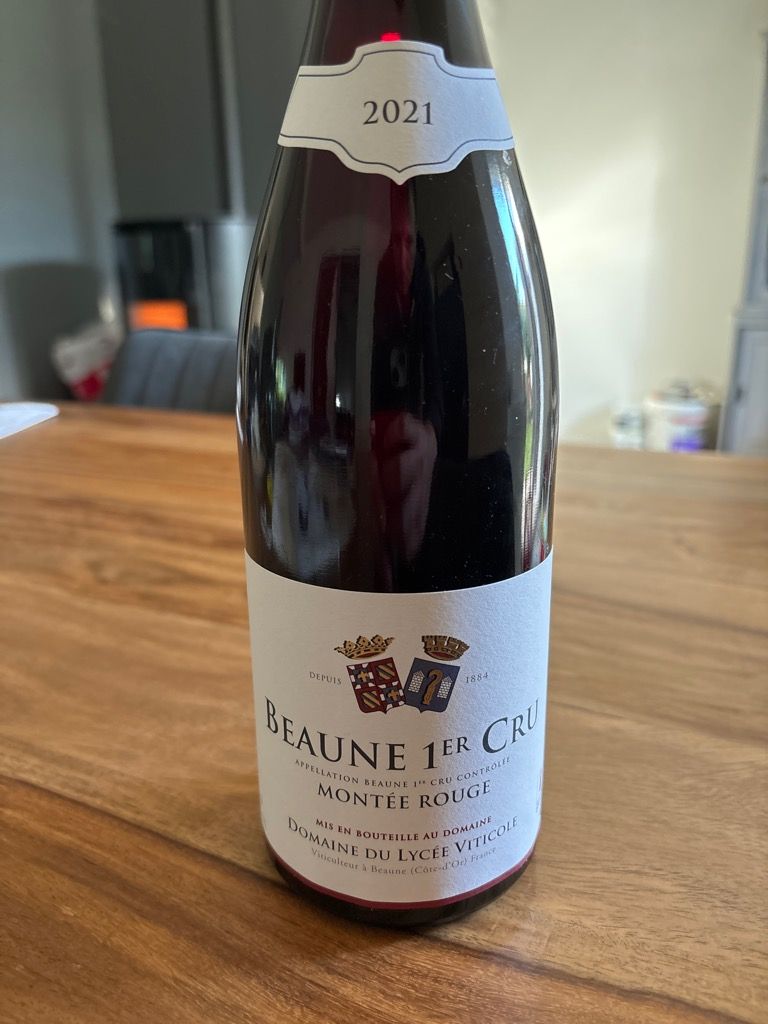 2022 Lycée Viticole Beaune 1er Cru La Montée Rouge, France, Burgundy ...