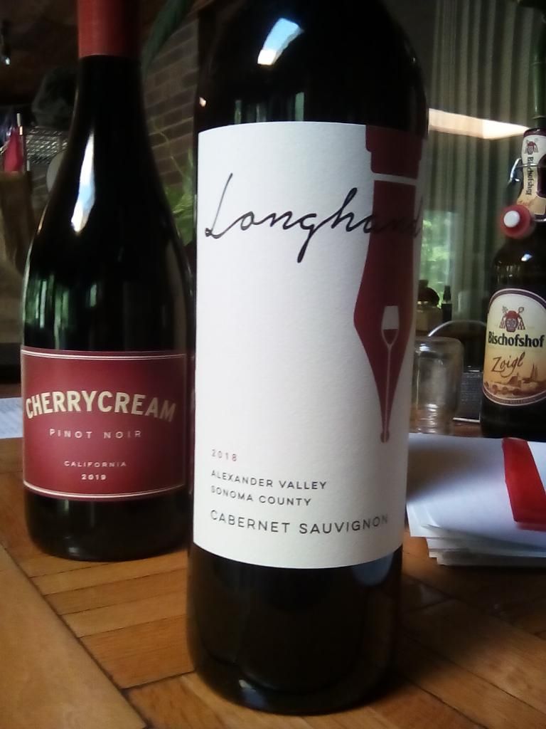 2018 Longhand Wines Cabernet Sauvignon, USA, California, Sonoma County ...